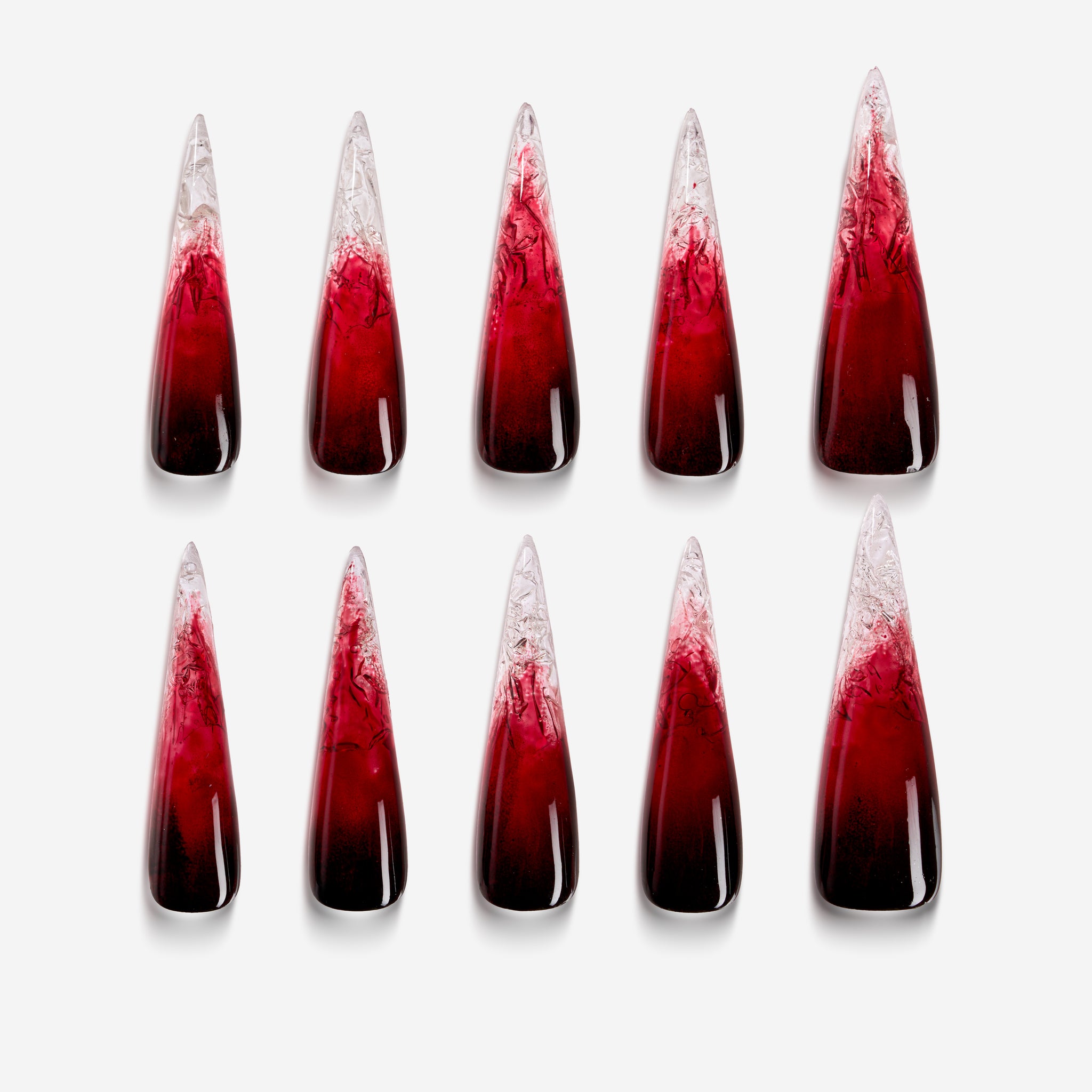 Crimson Ice Crystals